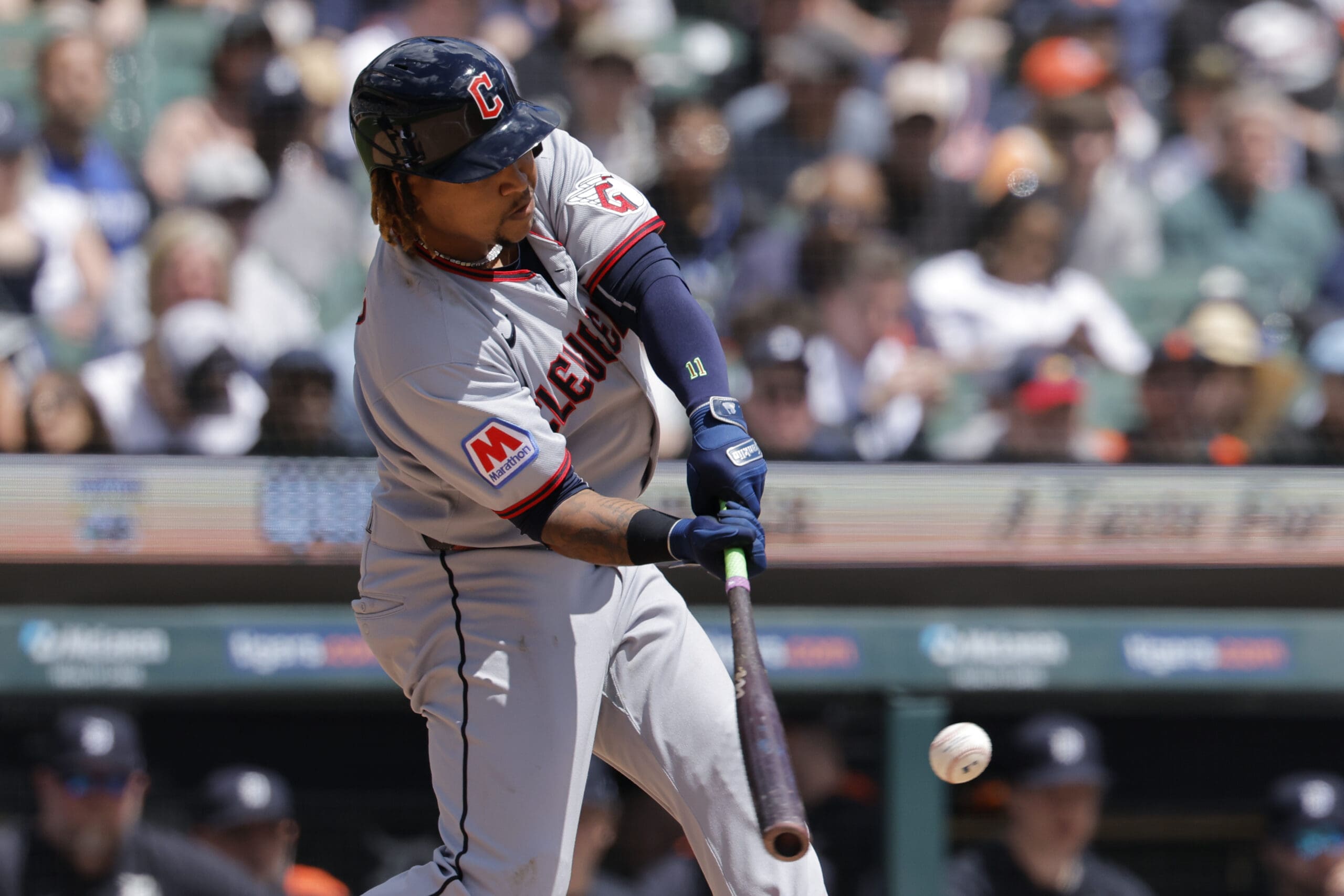 Jose Ramirez had a Quick Nap After Being Hit By Pitch at the Plate ...
